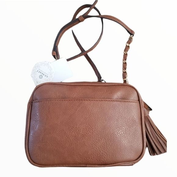Gussaci | Bags | Nwt Gussaci Vegan Leather Purse In Cognac | Poshmark